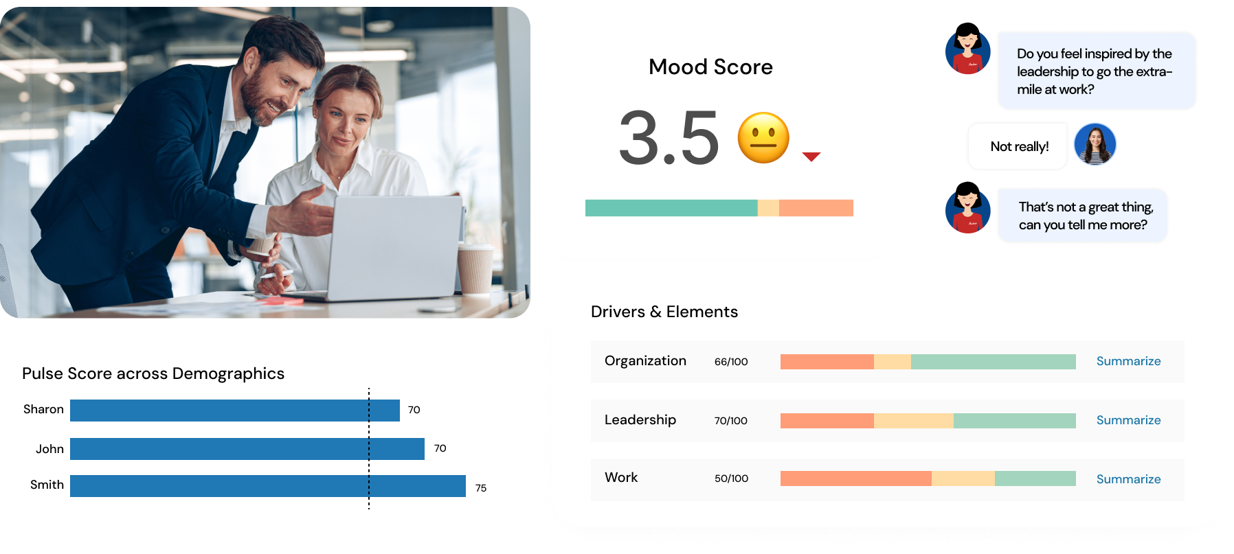 AI Employee Pulse Surveys | Continuous Listening | inFeedo AI